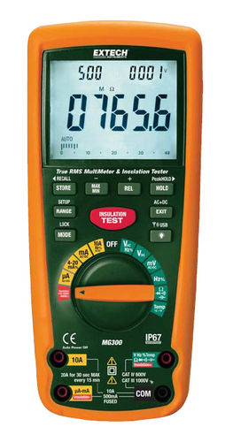 Multímetro digital - MG300 - Extech - portátil / 1000 V / 10 A