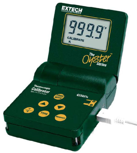 Calibrador de temperatura - 433201 - Extech - para termopar / portátil