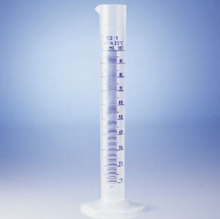 Probeta graduada de PP - V64 Series - Normax - Fábrica de Vidro Científico
