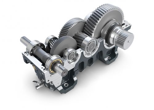 Engranaje de tornillo sin fin - Konecranes - de dientes helicoidales ...