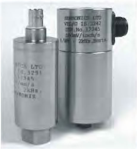 Sensor de velocidad de vibración voice coil - VEL-G series - SENSONICS ...