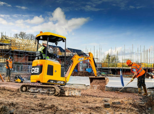 Miniexcavadora - 18Z-1 - JCB - con orugas / diésel / para obra de construcción