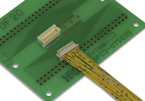 Conector hilo a tarjeta - DF20 series - Hirose Electric Europe B.V. - SMT / paralelo / de engaste