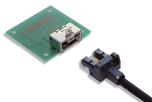 Conector de datos - GT32 series - Hirose Electric Europe B.V. - USB / rectangular / de tornillo