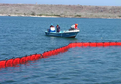 Barrera flotante de contención de aceite - Troilboom - DESMI Pumping ...