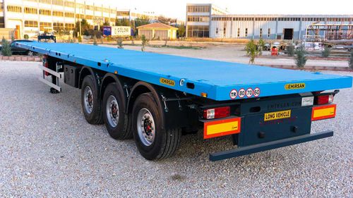 Semiremolque para contenedores - Emirsan Trailer - plataforma / de 3 ejes / de 2 ejes