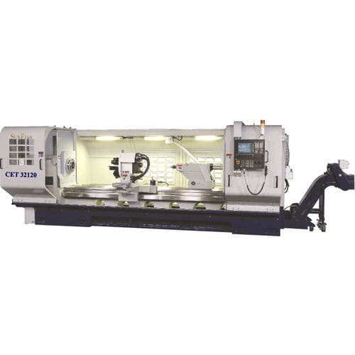 Torno CNC - CET series - SUN FIRM MACHINERY IND. CO., LTD. - horizontal / 2 ejes / de mesa plana
