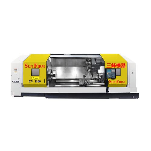 Torno CNC - CV series - SUN FIRM MACHINERY IND. CO., LTD. - horizontal / 2 ejes / con plataforma ...