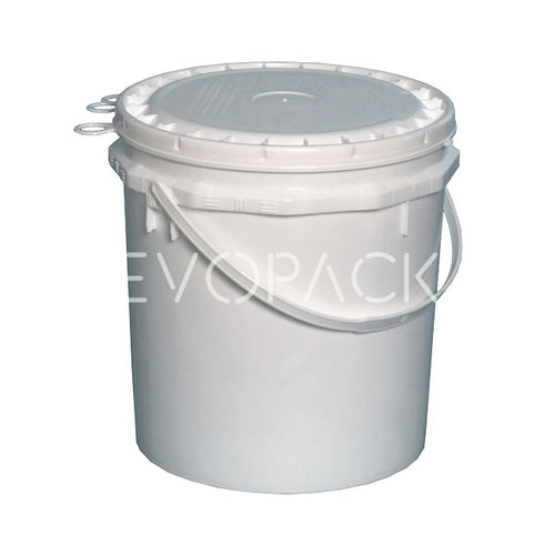 Cubo de plástico - 7510006110 - EVOPACK - redondo / con tapa