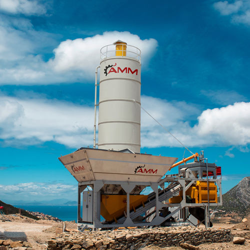 Planta de hormigón estacionaria - EASYMIX 30 - ATLANTIC Machinery Manufacturing (AMM) - compacta ...