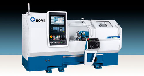 Torno CNC - C series - Romi - horizontal / 2 ejes / de columna