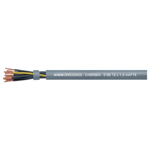 Cable eléctrico de control - S 86 - SAB BROECKSKES GMBH & Co. KG - de alimentación / aislado ...
