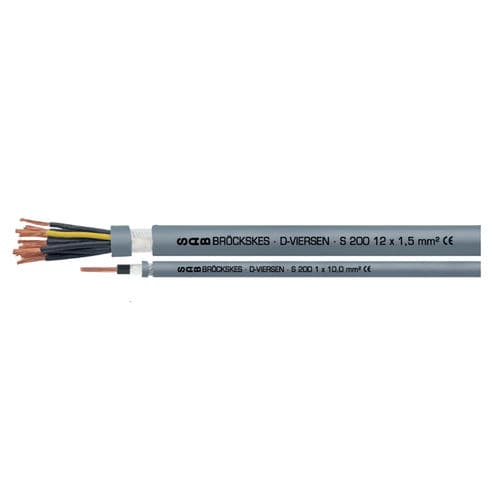 Cable eléctrico de gran flexibilidad - S 200 - SAB BROECKSKES GMBH & Co. KG - de alimentación ...