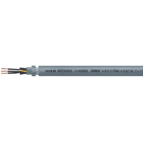 Cable eléctrico libre de halógenos - SABIX® A 812 C FRNC - SAB BROECKSKES GMBH & Co. KG - de ...