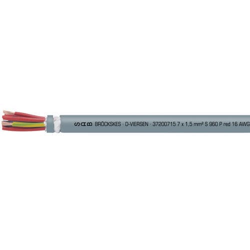 Cable eléctrico de gran flexibilidad - S 960 P red - SAB BROECKSKES GMBH & Co. KG - de ...