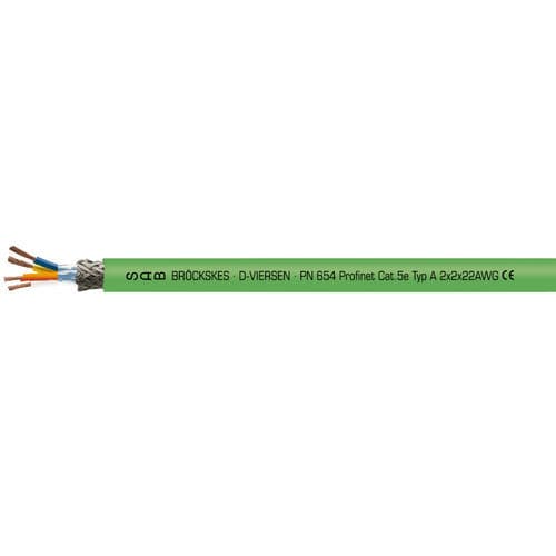 Cable eléctrico ProfiNet - PN 654 - SAB BROECKSKES GMBH & Co. KG - de datos / RJ45 / aislado