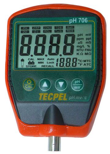 PHmetro portátil - pH-706 - Tecpel Co., Ltd. - de proceso / con electrodo en punta