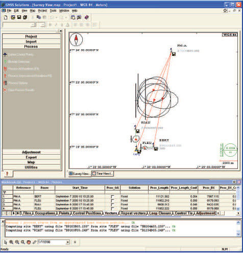 Software de topografía - GNSS Solutions™ - Spectra Precision