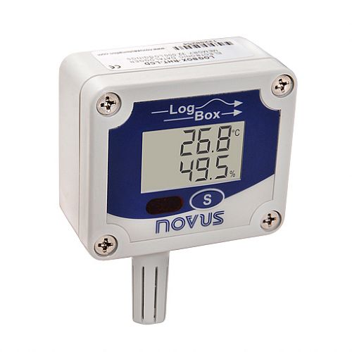 Registrador de datos de temperatura - LogBox-RHT-LCD - Novus Automation - de humedad relativa ...