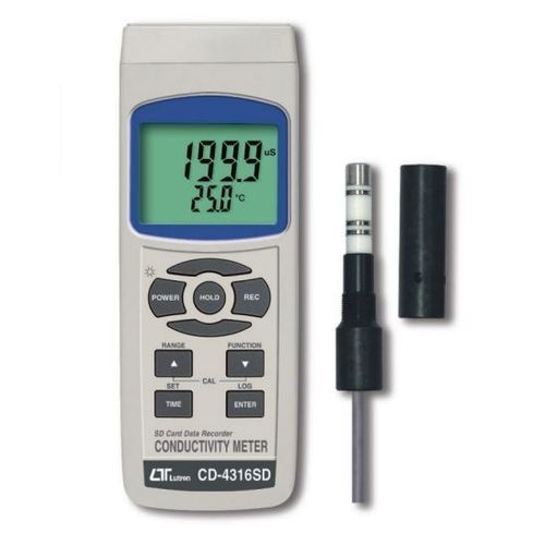 Conductímetro portátil - CD-4316SD - Lutron - digital / con registrador ...