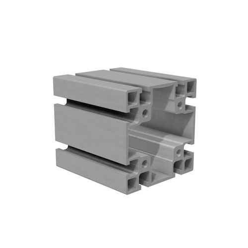 Perfil de aluminio anodizado - B1650 - trimat srl - ranurado / cuadrado ...