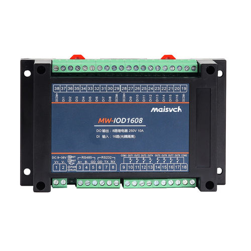 Módulo E/S digital - MW-IOD1608 - Maisvch - RS-485 / Modbus RTU / RS232