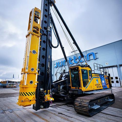 Perforadora para pilote - PMx2e - Junttan Oy - con orugas / rotativa ...
