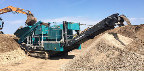 Machacadora de cono - 1000E Maxtrak - Powerscreen - móvil / con orugas