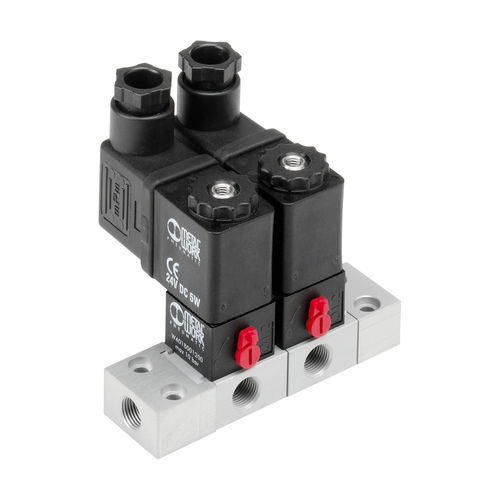 Electroválvula de control directo - PIV series - METAL WORK - de 3 vías / NC / NA