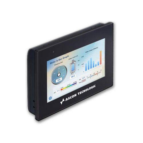 Terminal de operador con pantalla táctil resistiva - OPCMT 2078X - ASCON TECNOLOGIC - empotrable ...