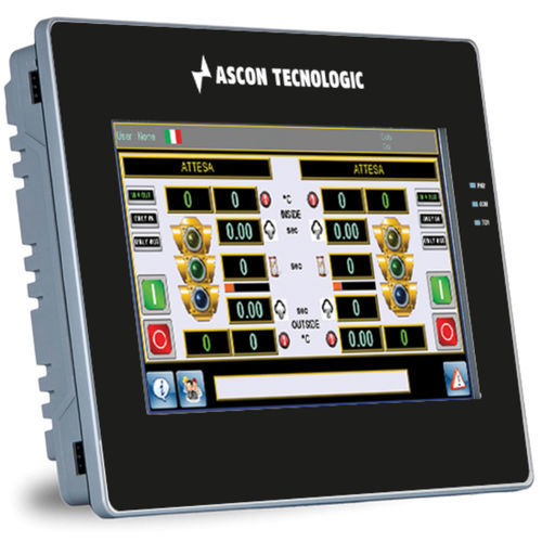 Terminal de operador con pantalla táctil resistiva - PM 76 - ASCON TECNOLOGIC - empotrable / 800 ...