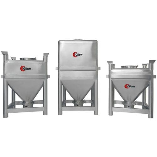 Contenedor IBC de acero inoxidable - Glatt Ingenieurtechnik GmbH - para ...