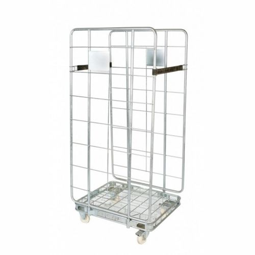 Roll-container multiusos - SAS DUPLEIX - de malla metálica / 2 paneles ...