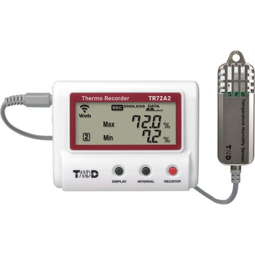 Data logger de temperatura y humedad - TR72A2-S - T&D Corporation - USB / bluetooth / con ...