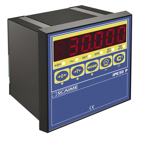 Indicador de pesaje digital - IPE50 Panel - SCAIME - con visualizador led / empotrable / analógico