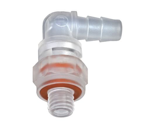 Racor neumático - F-2154 - AIR Logic - de rosca / ranurado / acodado