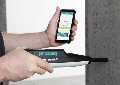 Esclerómetro de hormigón - Silver Schmidt OS8200 - Proceq - de rebote