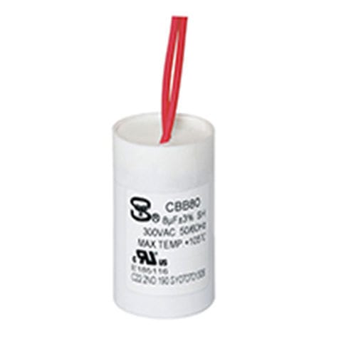 Condensador eléctrico cilíndrico - CBB80 - Sheng Ye Electric Co.,ltd - para aplicaciones de ...