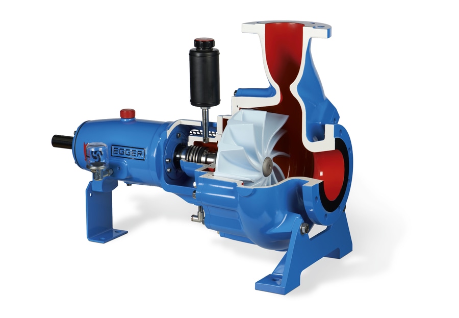 Bombeo de aguas residuales crudas con bombas Egger Turo - Route de ...