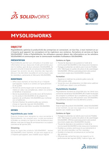 SW2014 Datasheet Top Ten - SOLIDWORKS - Catálogo PDF | Documentación técnica | Brochure