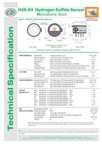 Sensor electroquímico de sulfuro de hidrógeno - H2S-D4 - Alphasense
