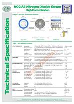 Sensor electroquímico de dióxido de nitrógeno - NO2-D4 - Alphasense