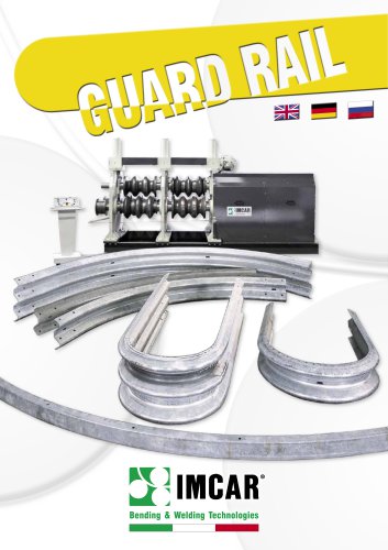 GUARD RAIL BENDING MACHINE - IMCAR - Catálogo PDF | Documentación ...