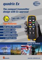 Radiomando - quadrix - HBC-radiomatic - con botones / con 8 botones ...