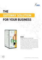 Pasarela de comunicación - KNX - MBS GmbH - RS-485 / RS-232 / BACnet