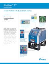 Máquina de fusión de cola hot-melt - AltaBlue™ TT - Nordson Adhesive Dispensing - con bomba de ...