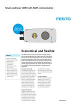 Posicionador electroneumático - CMSH series - FESTO - digital / para ...