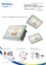 Terminal HMI con pantalla táctil - GP4100 series - Pro-Face - empotrable / 480 x 272 / compacto