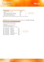 PM135 Datasheet - SATEC - Catálogo PDF | Documentación técnica | Brochure