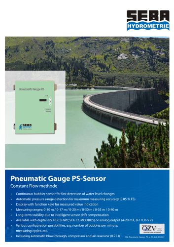 Todos los catálogos y folletos técnicos Seba Hydrometrie GmbH & Co. KG